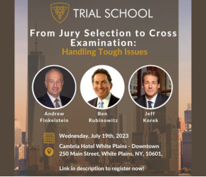 Elevate Your Courtroom Performance: Join Ben Rubinowitz for a One-Day ...
