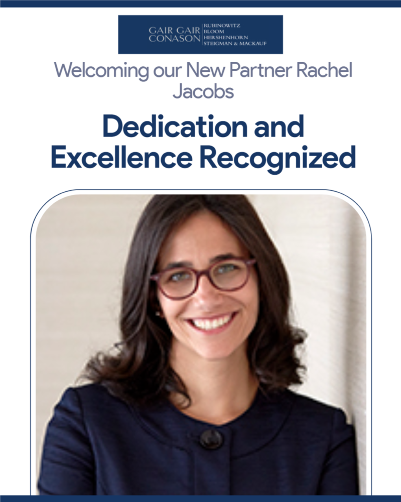 Welcoming Our New Partner, Rachel Jacobs! — New York Personal Injury ...