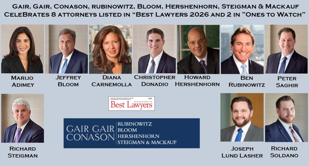 Best Lawyers in America® 2026 Recognizes 10 Attorneys from Gair, Gair ...