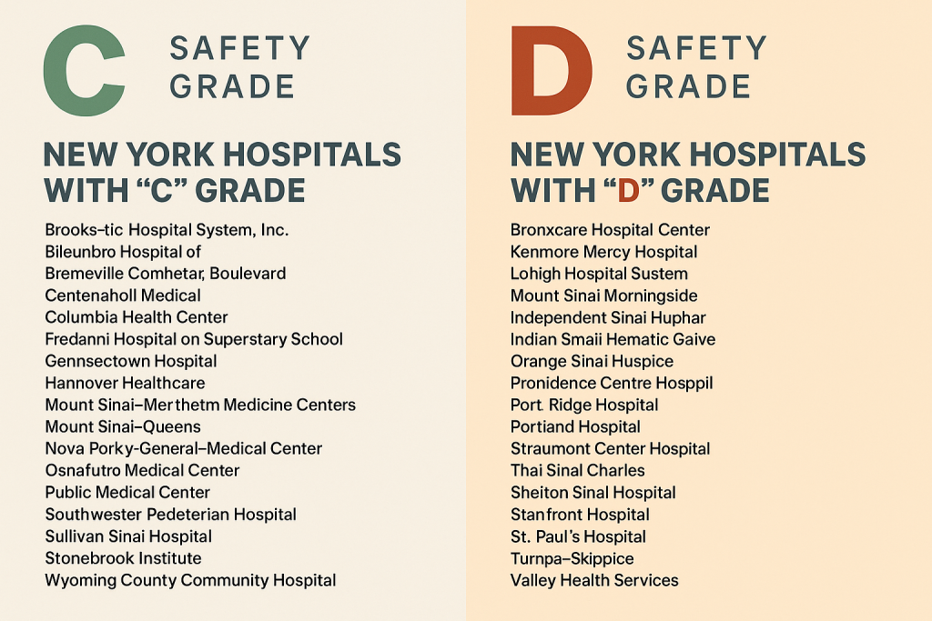 New York Hospital Safety Grades Reveal Serious Patient Risk Gaps – What ...