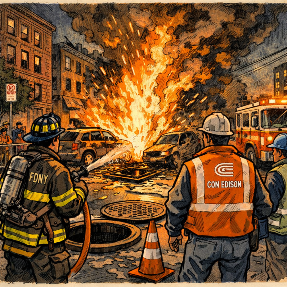 Transformer Vault Explosion in Brooklyn, NYC, Raises Serious Safety ...